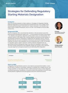 Strategies for Defending Regulatory Starting Materials Designation ...